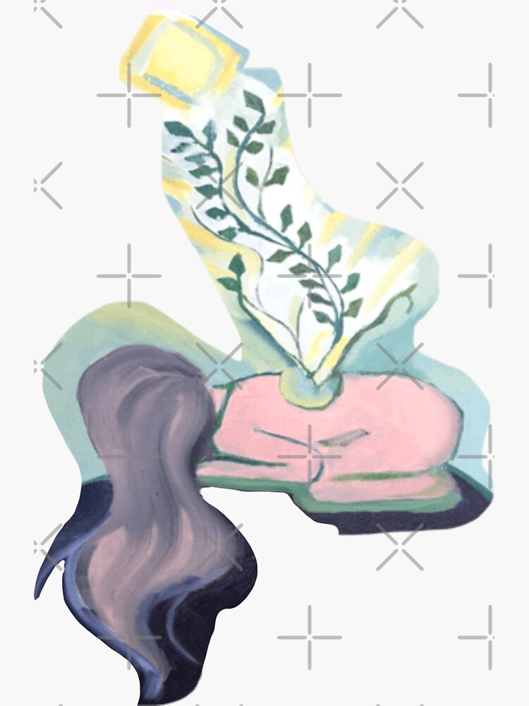 "Praying girl " Sticker for Sale by colorfullart111 | Redbubble