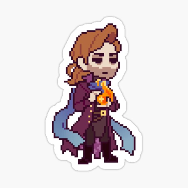 "Caleb Pixel" Sticker for Sale by devildaisy | Redbubble
