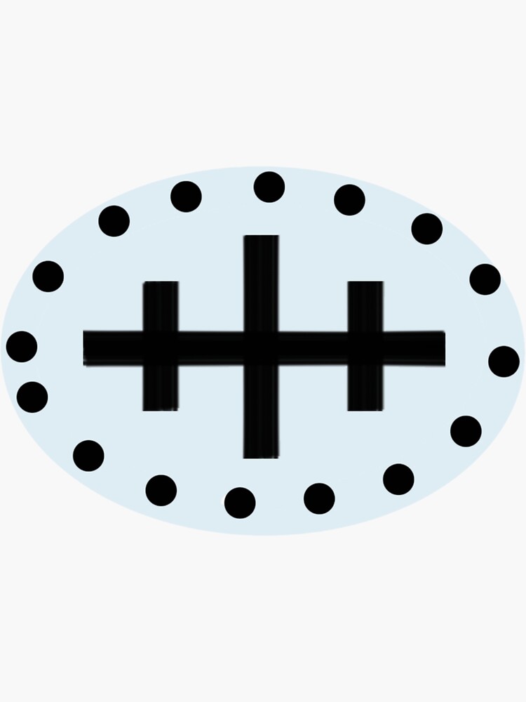 "Wreck Chart Symbol" Sticker for Sale by AlwaysReadyCltv | Redbubble