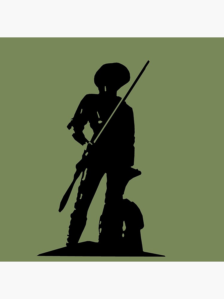 "Minuteman silhouette" Poster by Kindlek | Redbubble