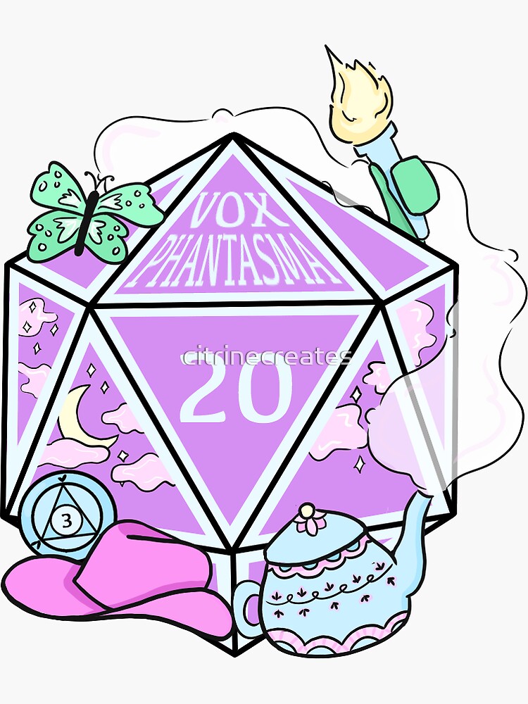 "Pete Conlan D20" Sticker for Sale by citrinecreates | Redbubble