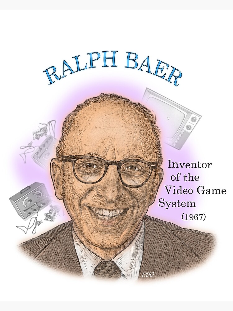 "Ralph Baer, Inventor of the Video Game" Poster for Sale by eedeeo ...