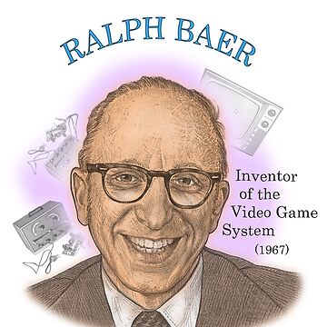 "Ralph Baer, Inventor of the Video Game" Poster for Sale by eedeeo ...