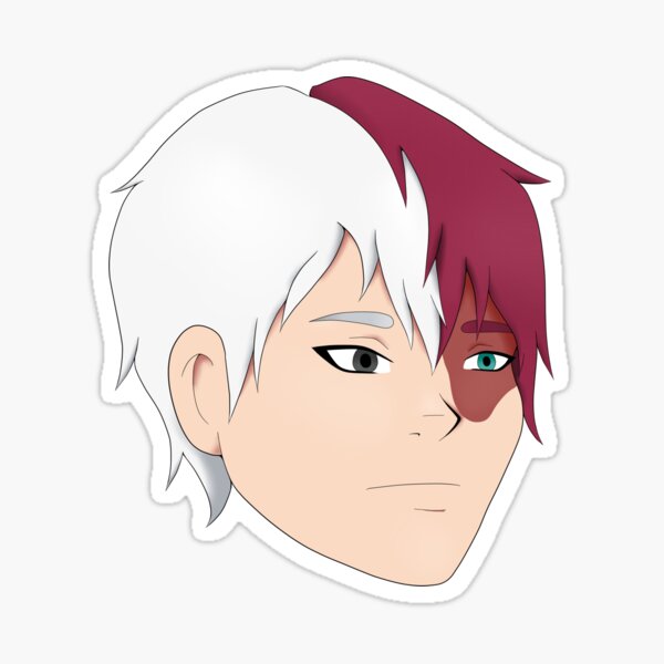 "Chibi Shoto Todoroki " Sticker for Sale by mason-s-art | Redbubble