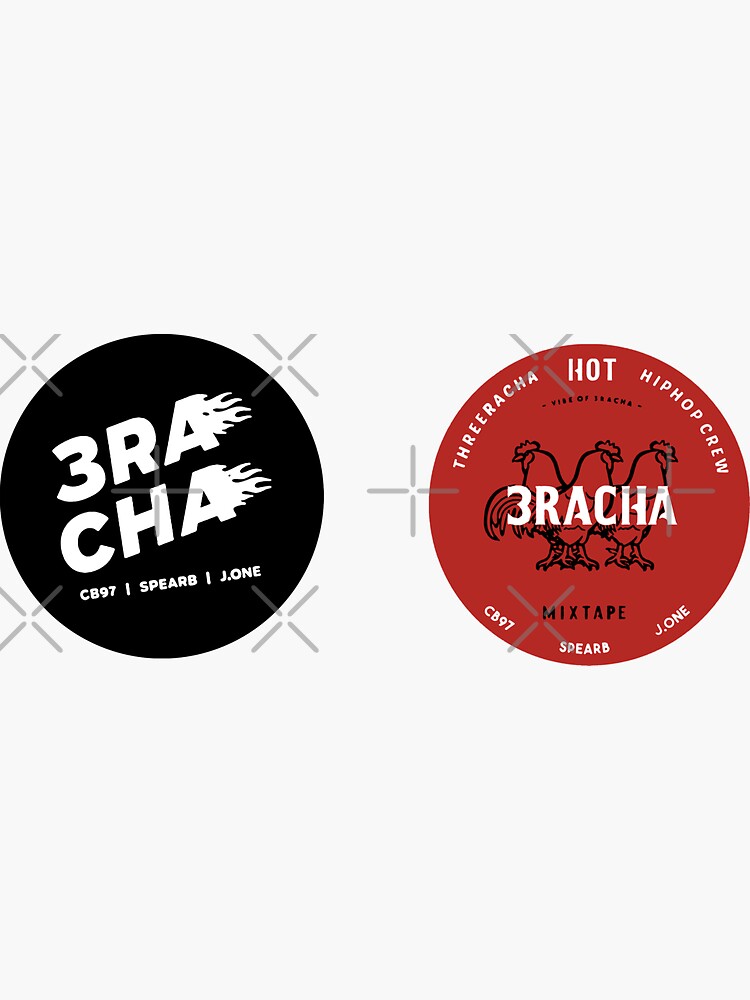 "3racha" Sticker for Sale by cellal | Redbubble