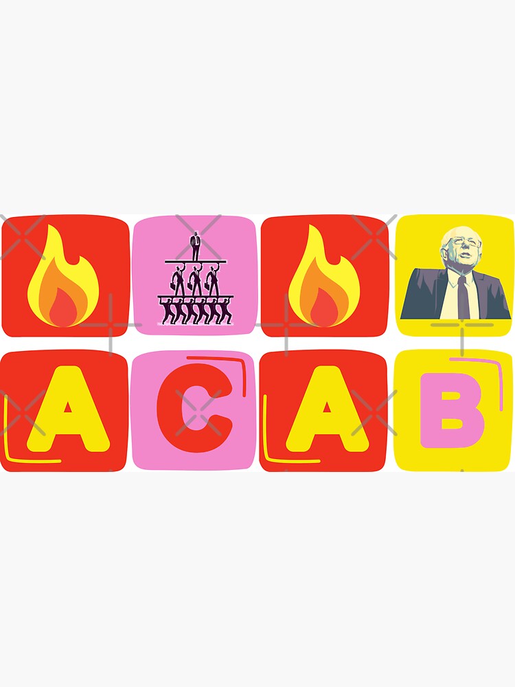 "ACAB For Kids" Sticker for Sale by notakename | Redbubble