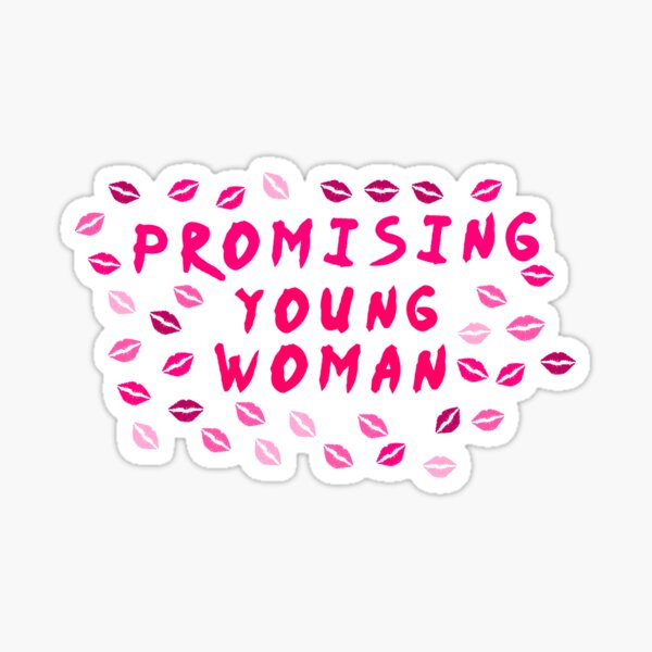 "Promising Young Woman " Sticker by GACOLLECTIONS | Redbubble