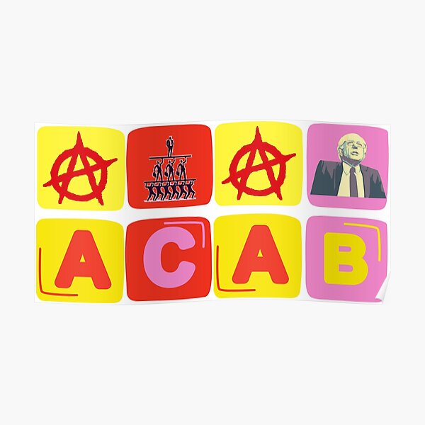 Posters sur le thème Acab | Redbubble