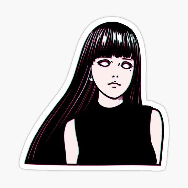 "Tomie" Sticker for Sale by mellysticks | Redbubble