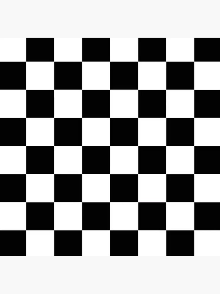 "black and white checkerboard" Sticker for Sale by couldbekayla | Redbubble