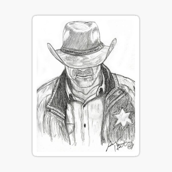 "Longmire" Sticker for Sale by greghilton | Redbubble