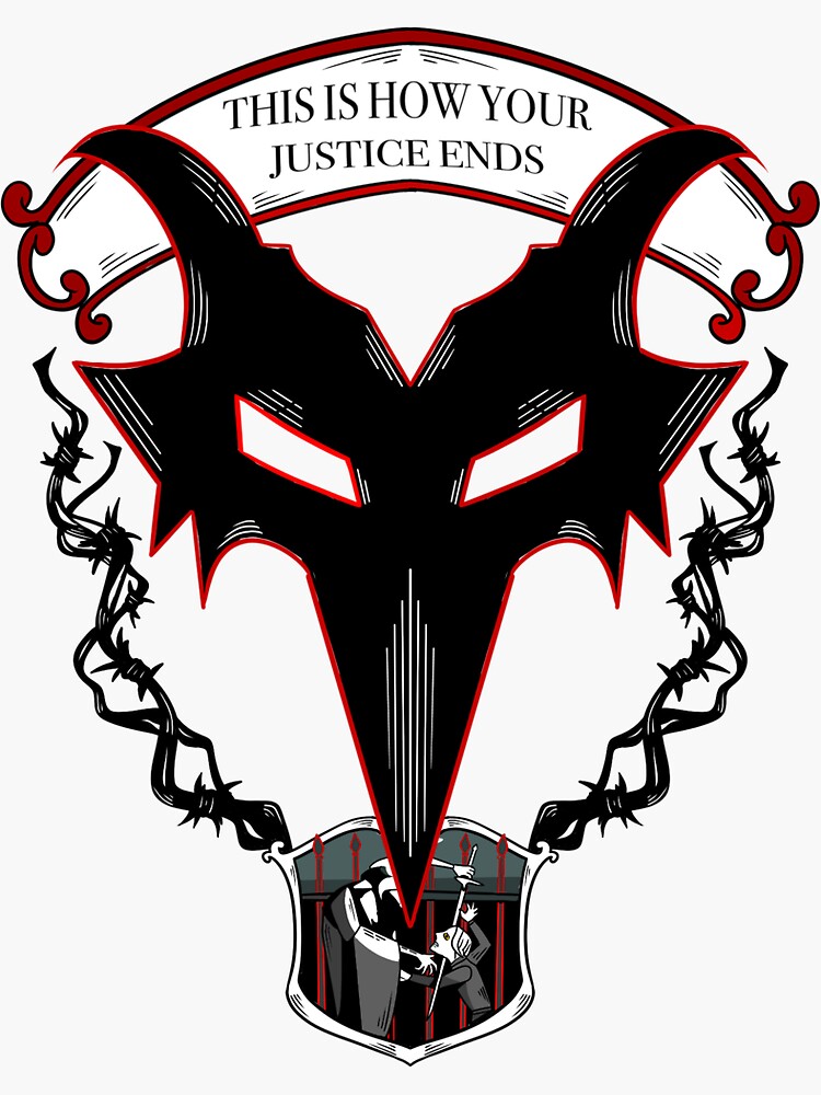 "Crow's Black Mask - Persona 5" Sticker for Sale by YellowTBD | Redbubble