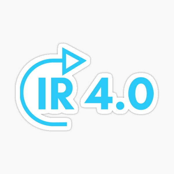 "Towards IR 4.0" Sticker for Sale by mazlan | Redbubble