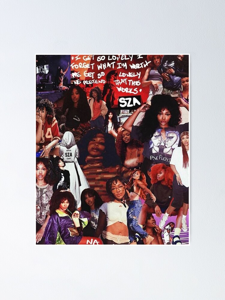 "All About-sza collage" Poster by david-whitmore | Redbubble