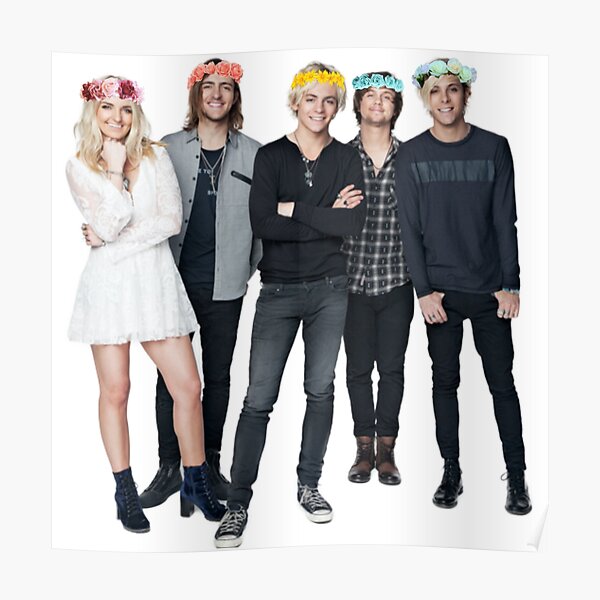 "R5 Flower Crown Group Shot" Poster for Sale by returntoryland | Redbubble