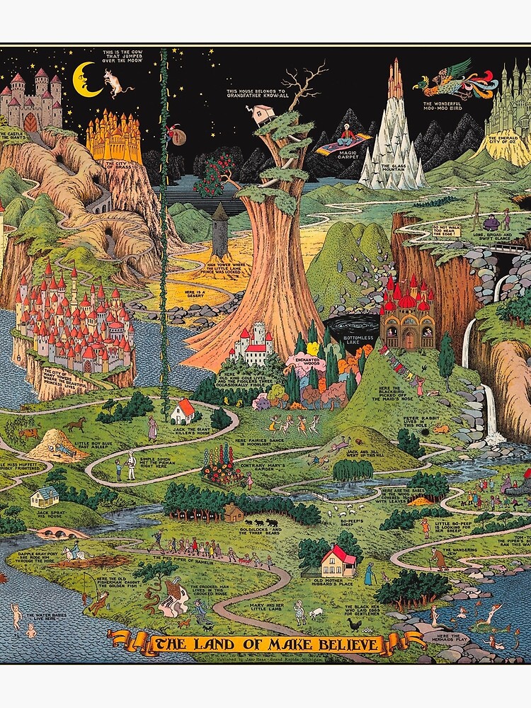 The land of make believe. Published by Jaro Hess 1930 Cornucopia of ...