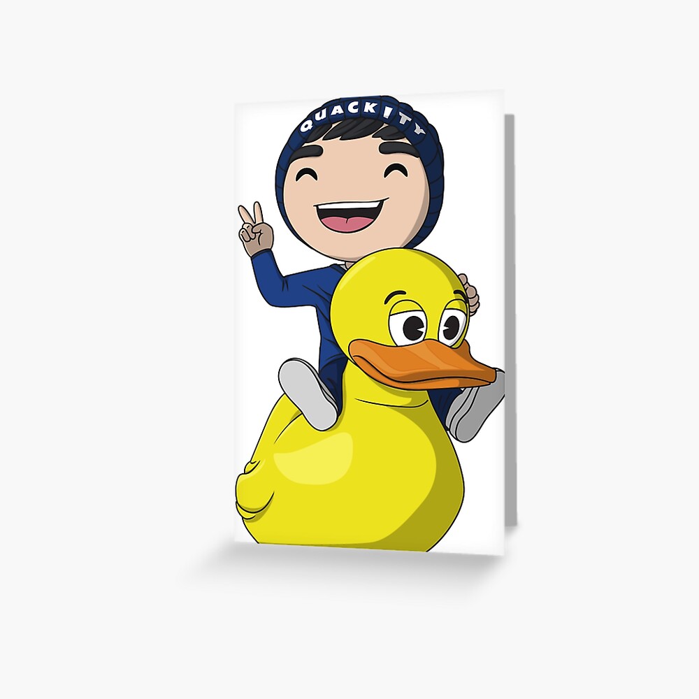 "quakity - quackity - quackityhq" Greeting Card for Sale by ...