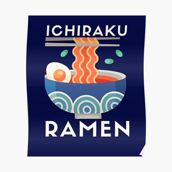 Naruto Ramen Posters | Redbubble
