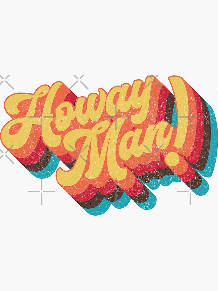 "Geordie, Howay Man!" Sticker for Sale by rampad1 | Redbubble
