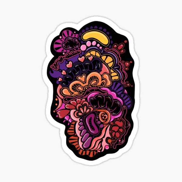 "Graphic Blobs" Sticker for Sale by sophielorenn | Redbubble