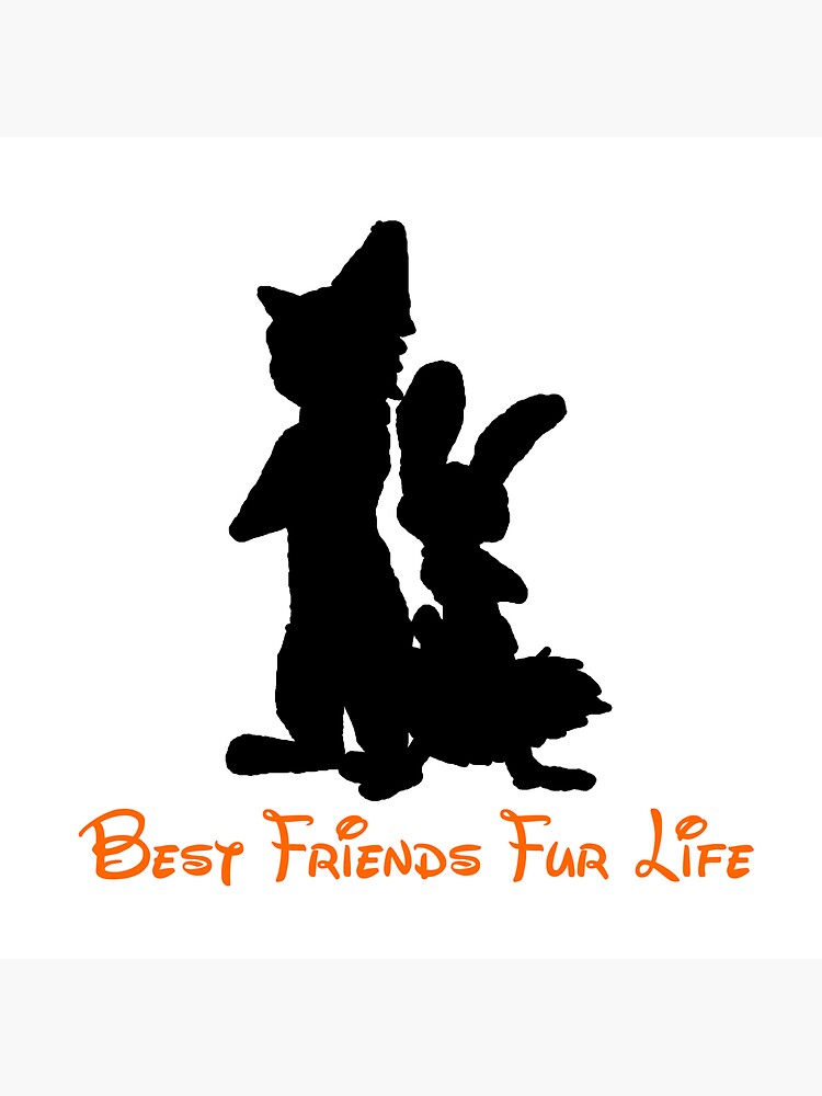 "Best Friends Fur Life - Nick and Judy" Sticker for Sale by ...