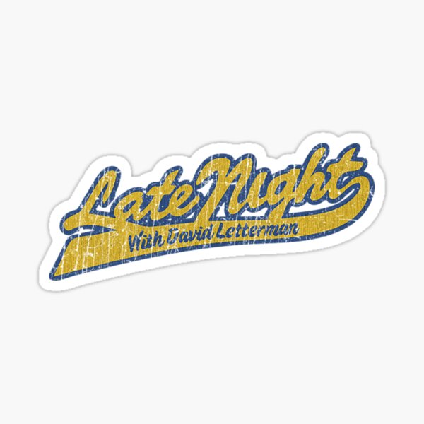 "Late Night With David Letterman T-ShirtLate Night David Letterman ...