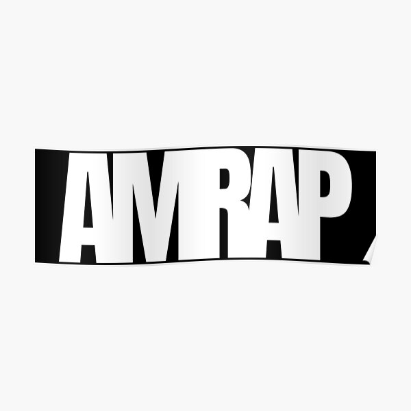 "AMRAP XXL SQUISHY" Poster by HeavyLiftGift | Redbubble