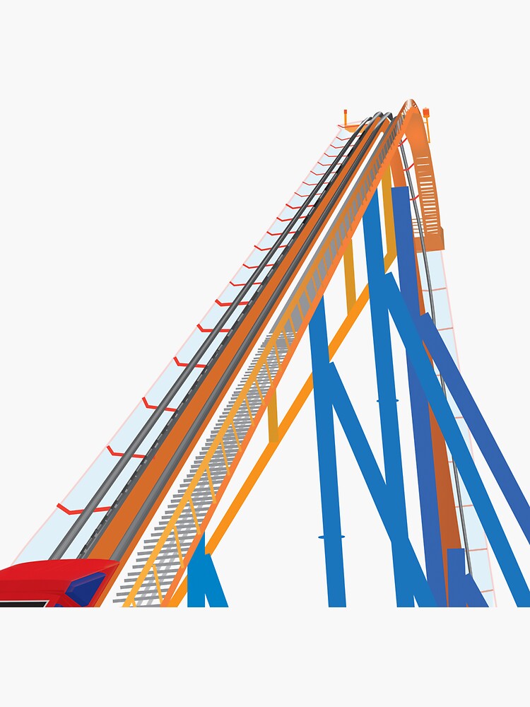 "Roller Coaster" Sticker for Sale by Jeffgraz95 | Redbubble