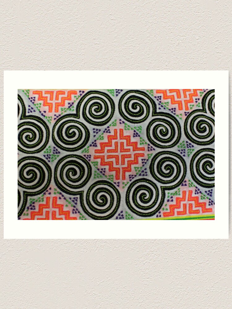 "Hmong Embroidery " Art Print for Sale by xengievang | Redbubble