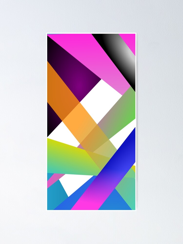 "Multi color" Poster for Sale by F4071 | Redbubble