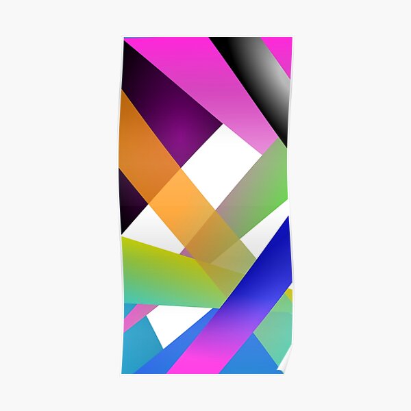 "Multi color" Poster for Sale by F4071 | Redbubble