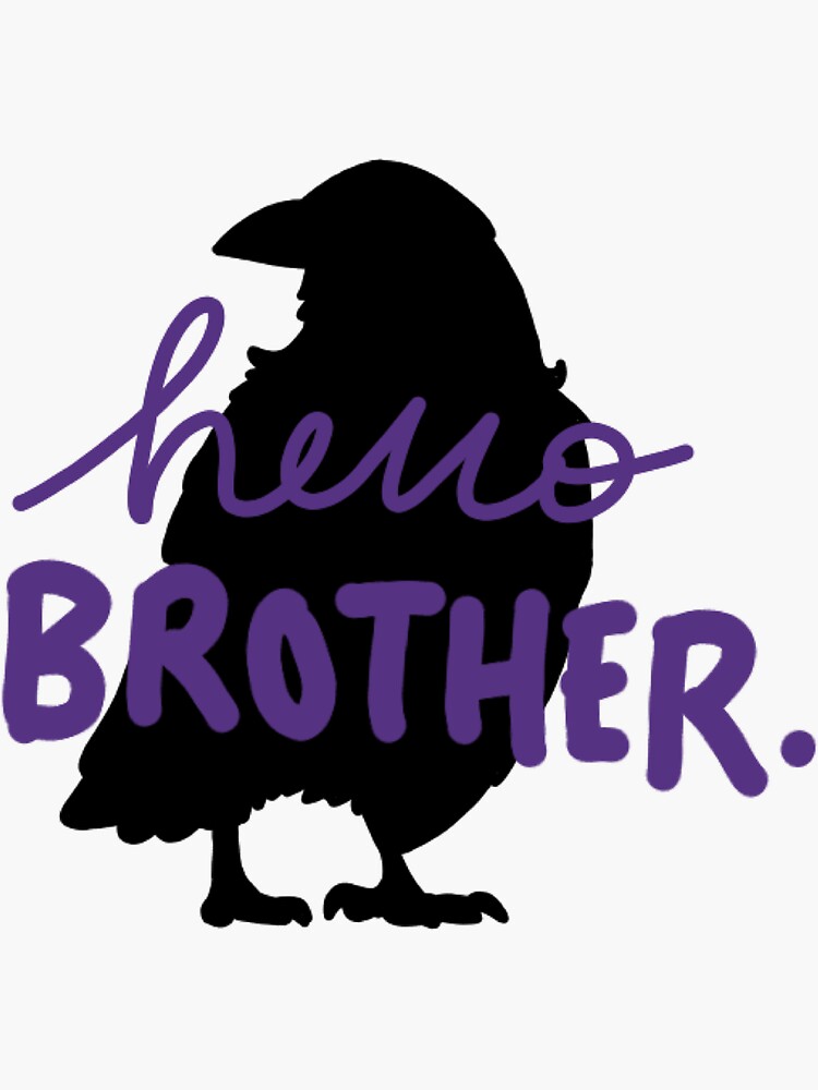 "Damon 'hello brother' quote" Sticker for Sale by callliejenman | Redbubble