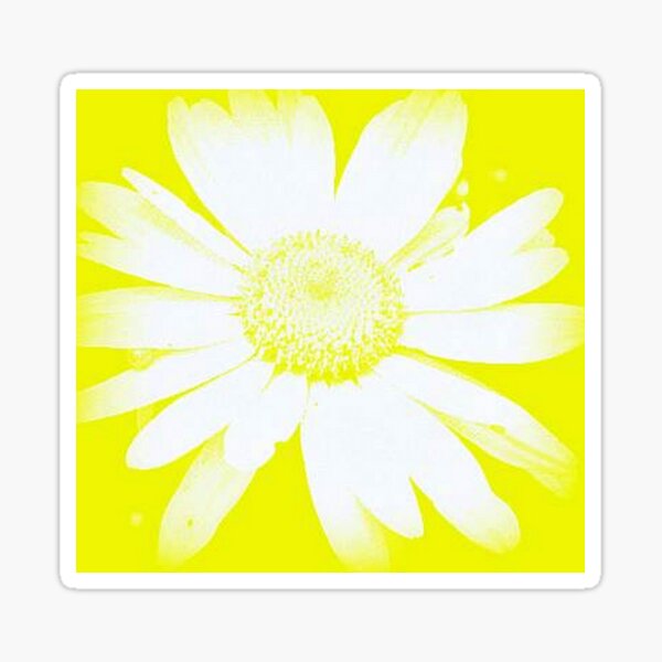 "Yellow daisy" Sticker for Sale by Tokenart | Redbubble