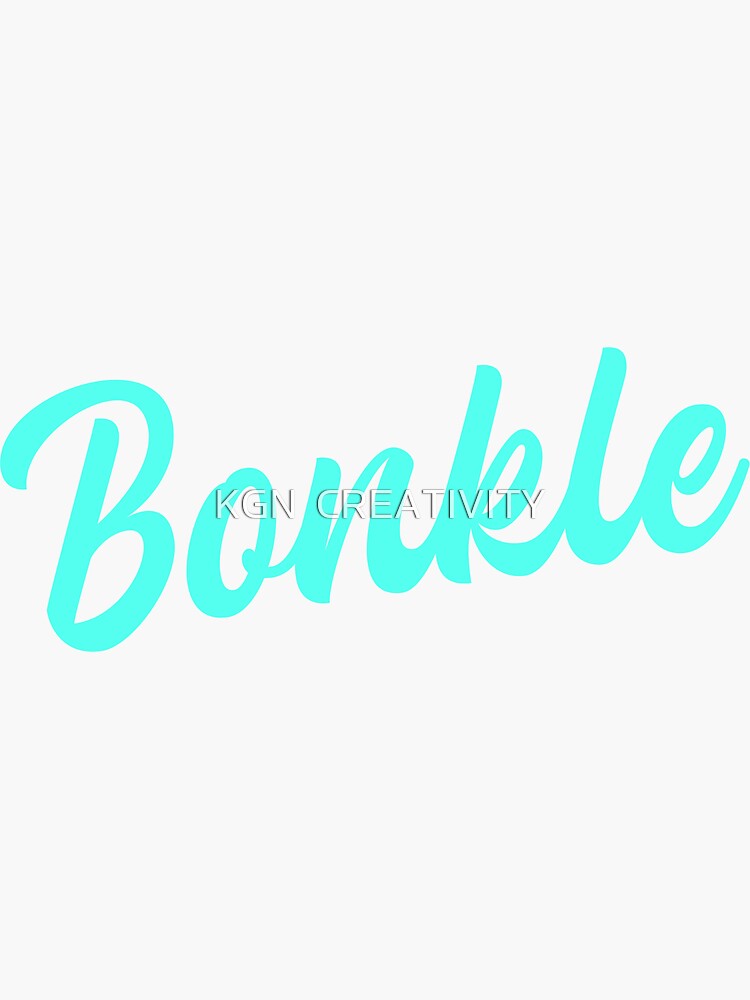 "Bonkle" Sticker by ALAM08 | Redbubble