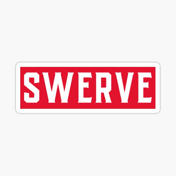 "Swerve Red Box Logo" Sticker for Sale by Clothing-Guru | Redbubble