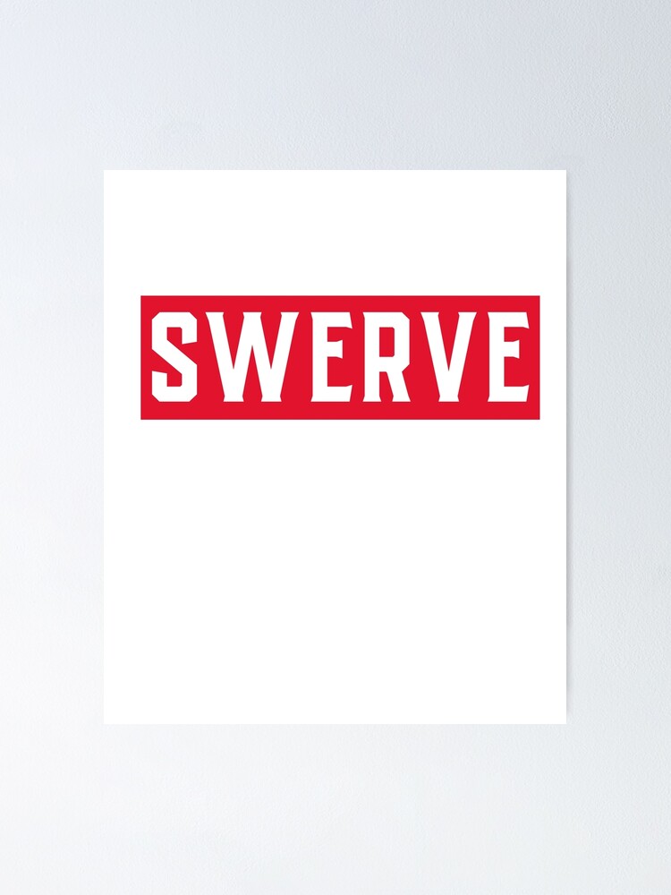 "Swerve Red Box Logo" Poster by Clothing-Guru | Redbubble