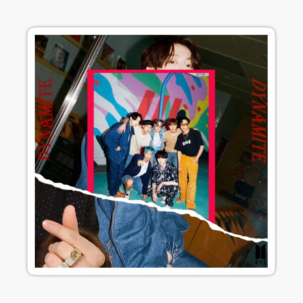 "BTS dynamite" Sticker for Sale by AsiaShop25 | Redbubble