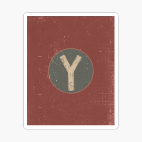 "Retro Letter Y" Sticker for Sale by alphabeautiful | Redbubble