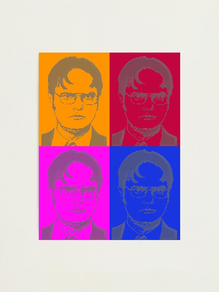 "Ascii Dwight - Color" Photographic Print for Sale by pickledbeets ...