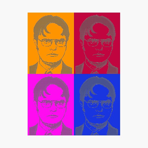 "Ascii Dwight - Color" Photographic Print for Sale by pickledbeets ...