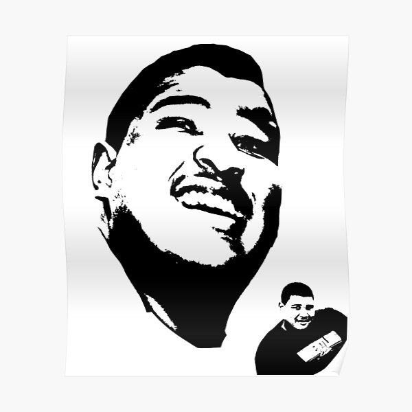 "Tariq's Face" Poster by PapaTyrone | Redbubble
