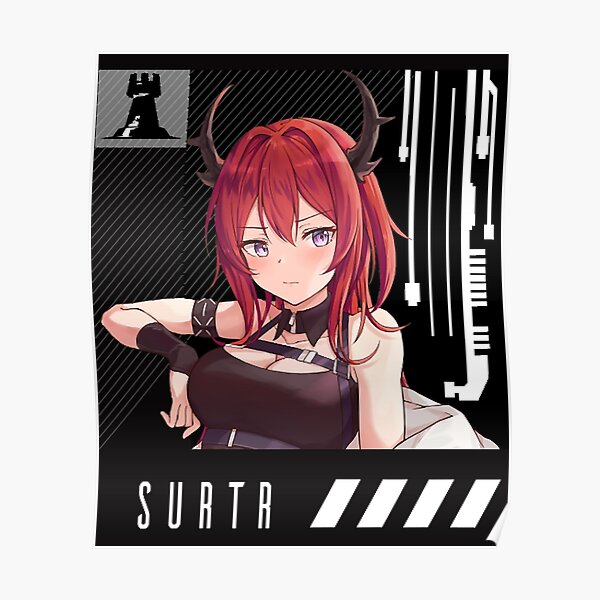 "Arknights Surtr" Poster for Sale by LiamgabrielJoya | Redbubble
