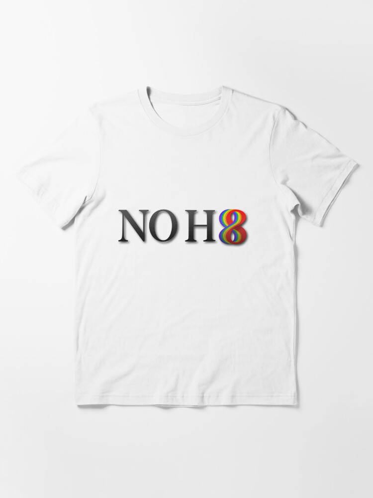 "NO H8" T-shirt by suzeejobs | Redbubble | no hate t-shirts - no h8 t ...