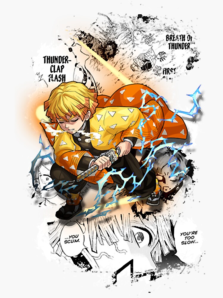 "Lightning Demon Killer " Sticker by NotleyBry1994 | Redbubble