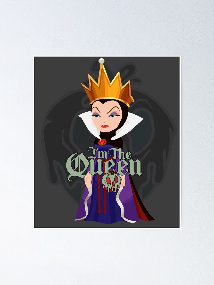 "Evil Queen - Poisoned Apple" Poster by 11UponaTime | Redbubble