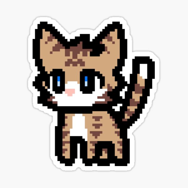 "Changed - Ming Cat Sprite" Sticker for Sale by KonkeyZhong | Redbubble