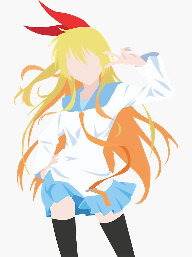 "Chitoge Kirisaki " Sticker by NotleyBry1994 | Redbubble