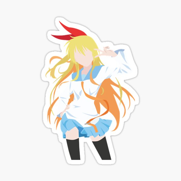 "Chitoge Kirisaki " Sticker by NotleyBry1994 | Redbubble