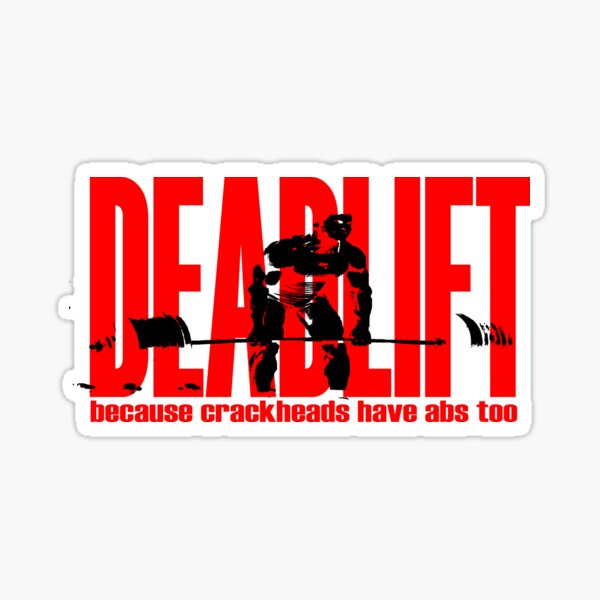 "DEADLIFT" Sticker for Sale by Srios78 | Redbubble