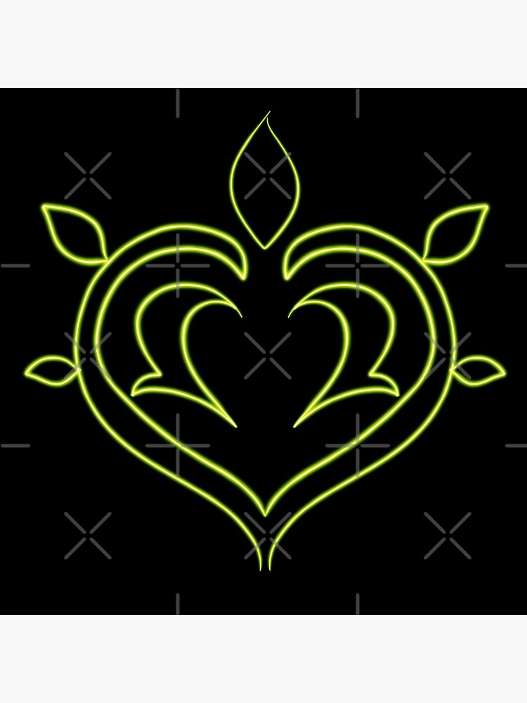 "Genshin Impact - Dendro Logo " Poster by twitchleah | Redbubble